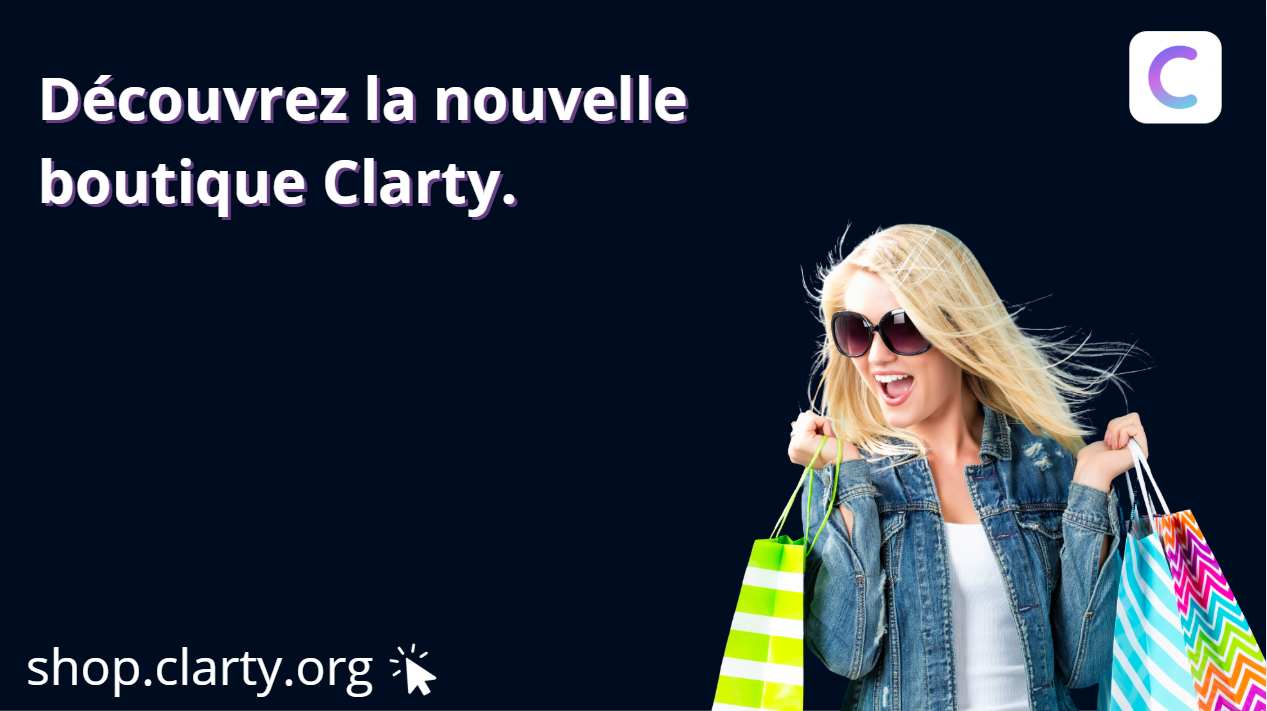 Boutique Clarty - Accueil